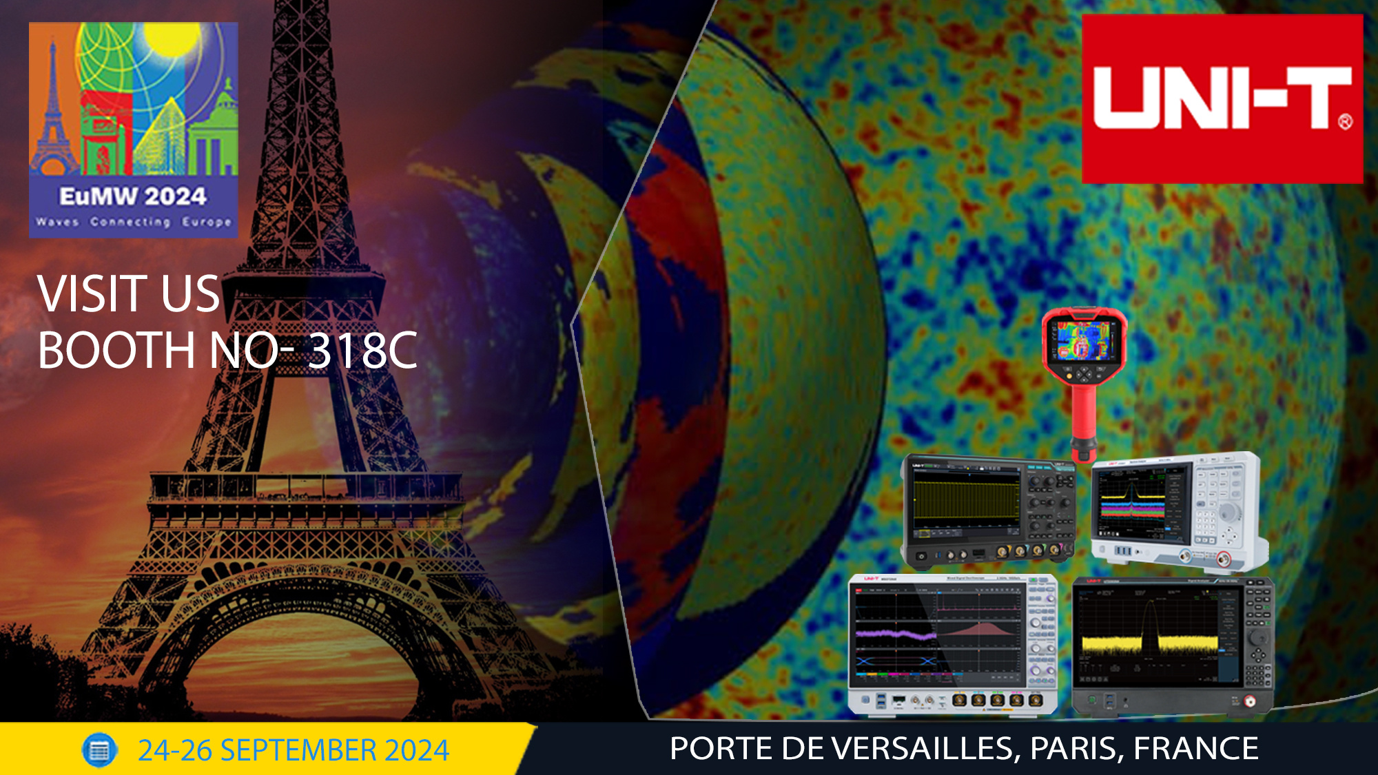 Meet UNI-T at the European Microwave Week 2024